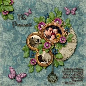 The Measure of Time - Digital Scrapbooking Paper Pack - 17 Great Papers ...