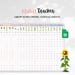 Annual ADHD Habit Tracker Spreadsheet Template Habits Google Sheets ...