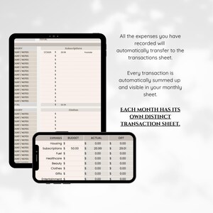 Digital Budget Spreadsheet Planner 2025 Google Sheet Spending Financial ...