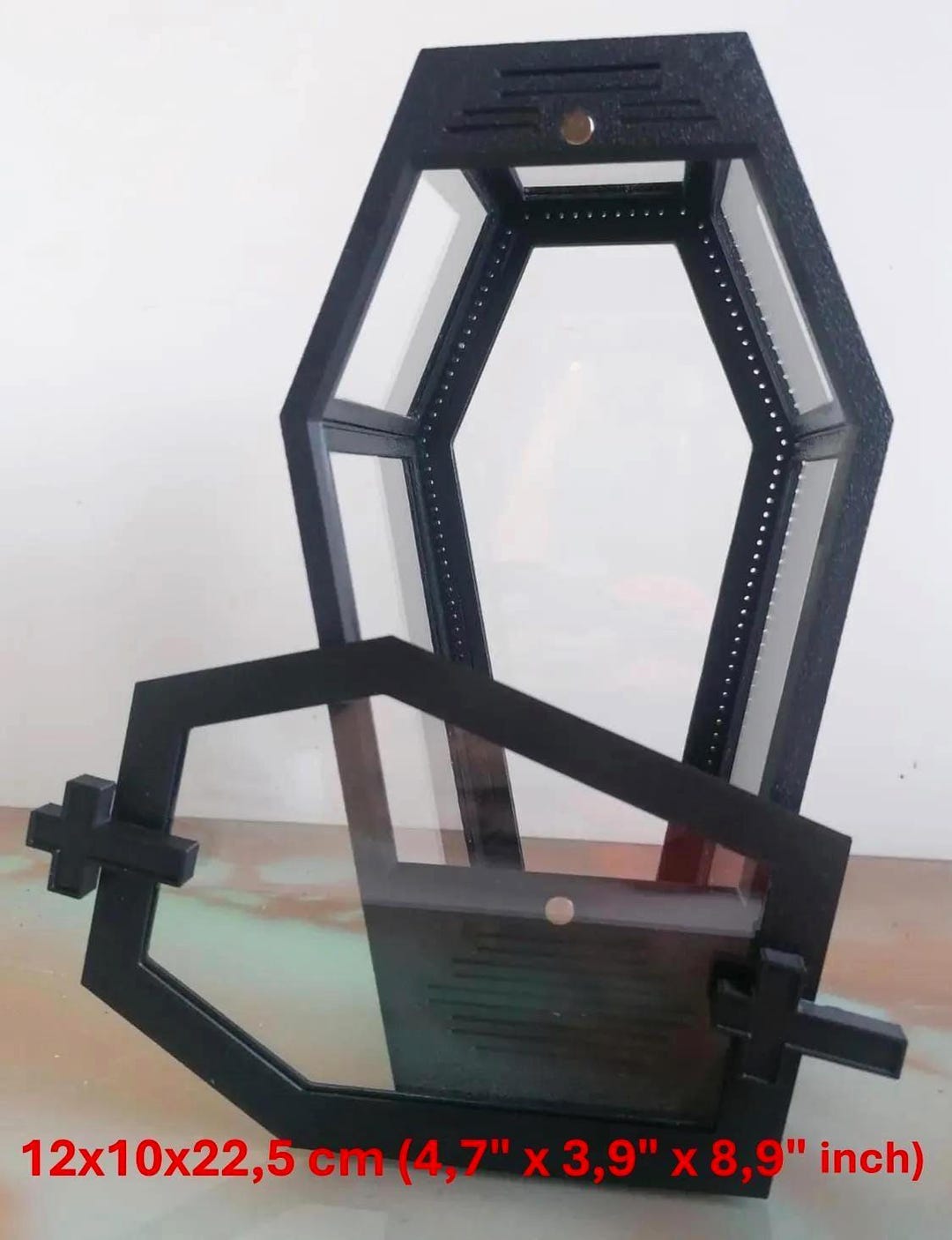 Glass Enclosure for Jumping Spiders and Spiderlings. Gothic Design ...