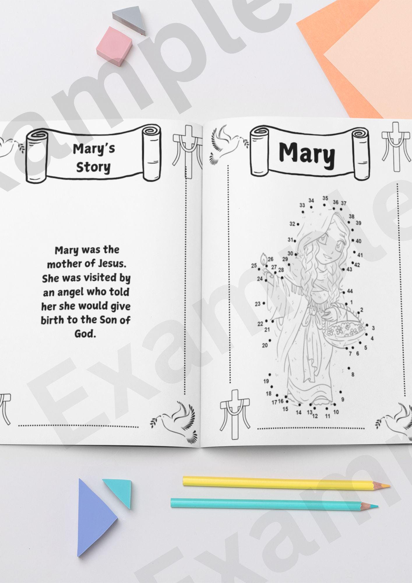 Dot to Dot, Printable Bible Stories Kids, Bible Dot to Dot Page Kids ...