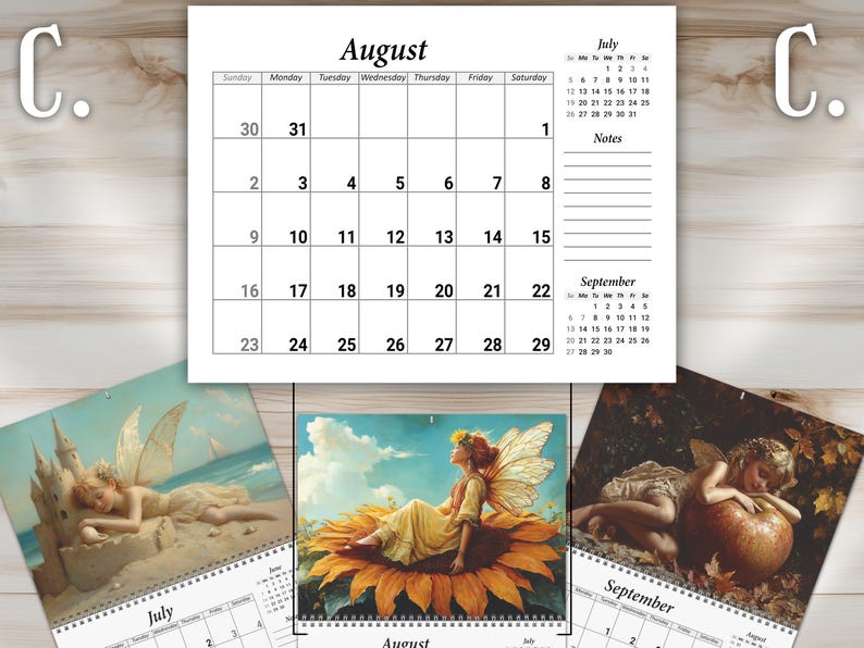 Fairies 2026 Wall Calendar: Fantasy Monthly Planner, Whimsical - Etsy