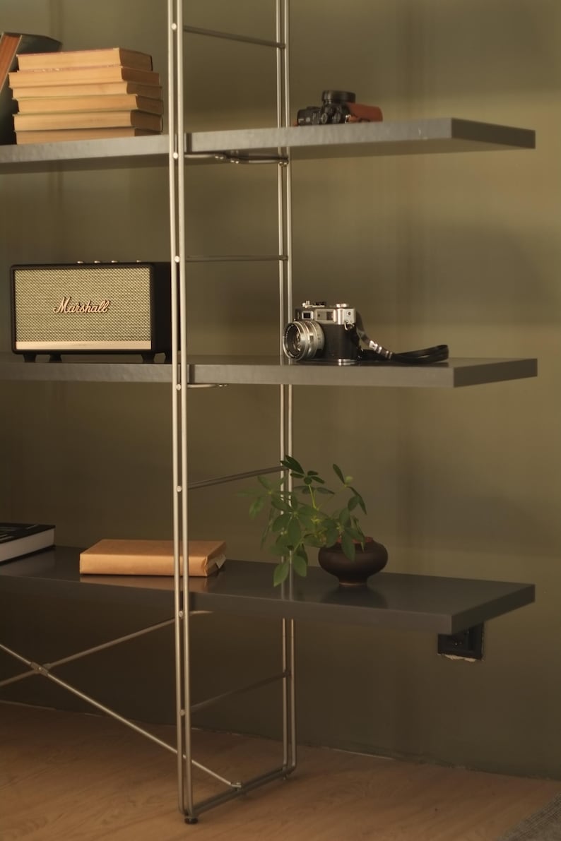 Enetri Shelf System Designed by Neils Gammelgaard for IKEA / Grey ...