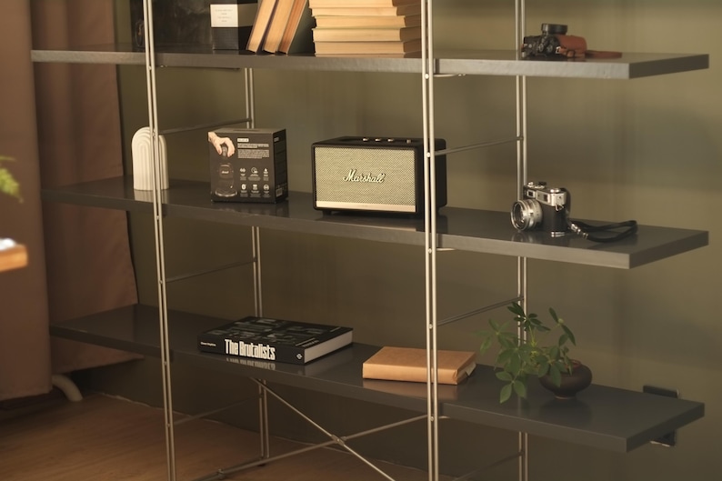 Enetri Shelf System Designed by Neils Gammelgaard for IKEA / Grey ...