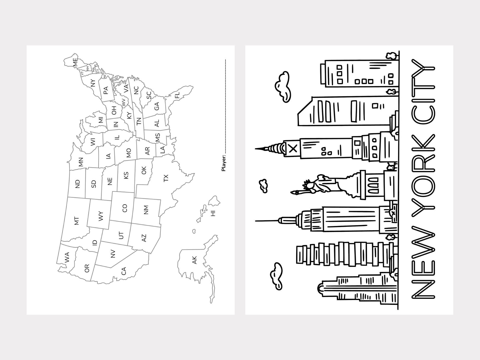 2024 Election Coloring Book Instant Digital Download Color Trump ...