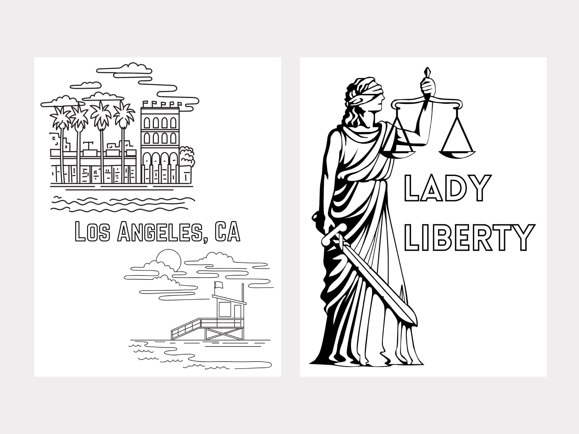 2024 Election Coloring Book Instant Digital Download Color Trump ...