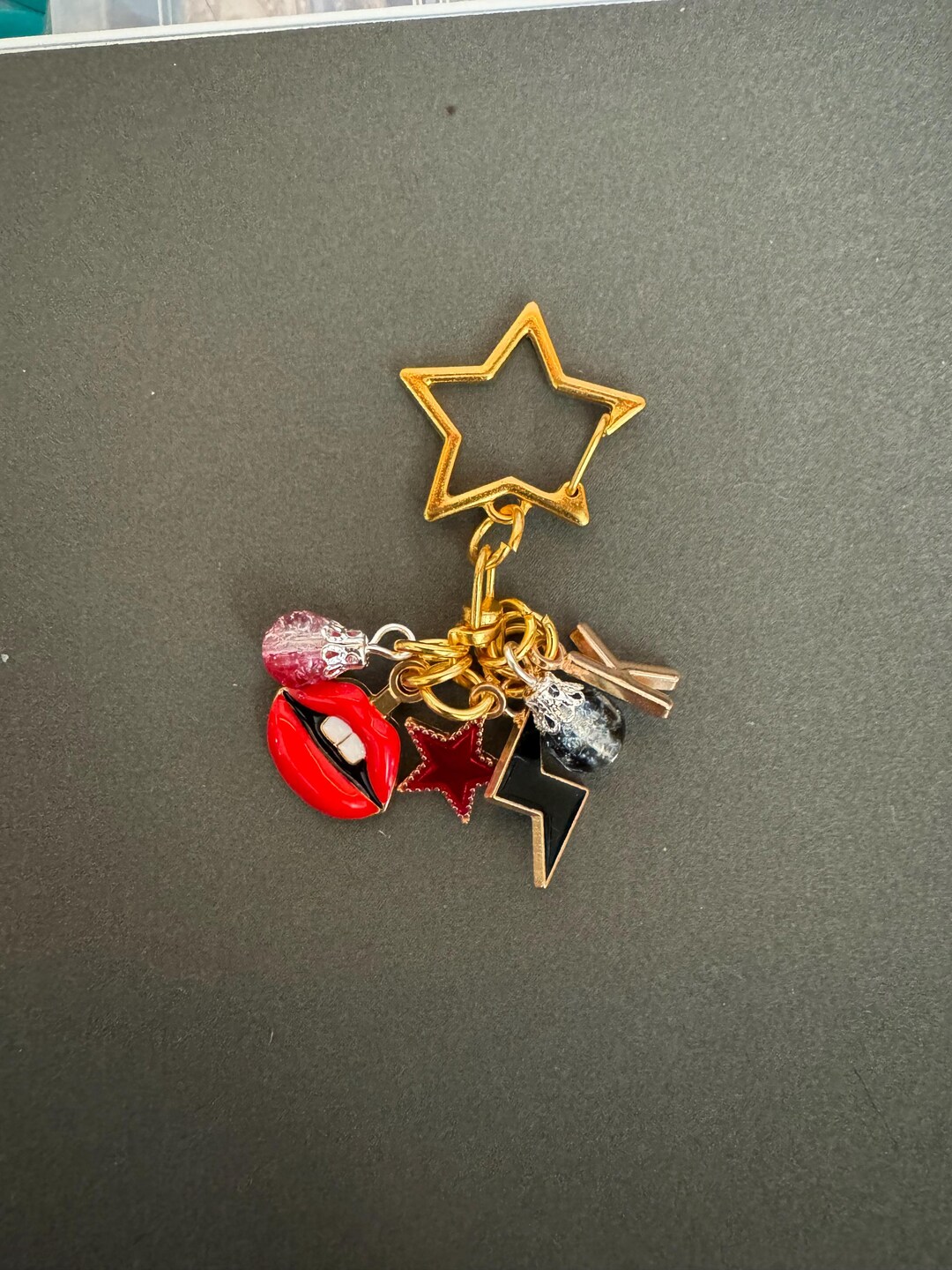 Kiss Inspired Rock Band Keychain/purse Charm Handmade - Etsy