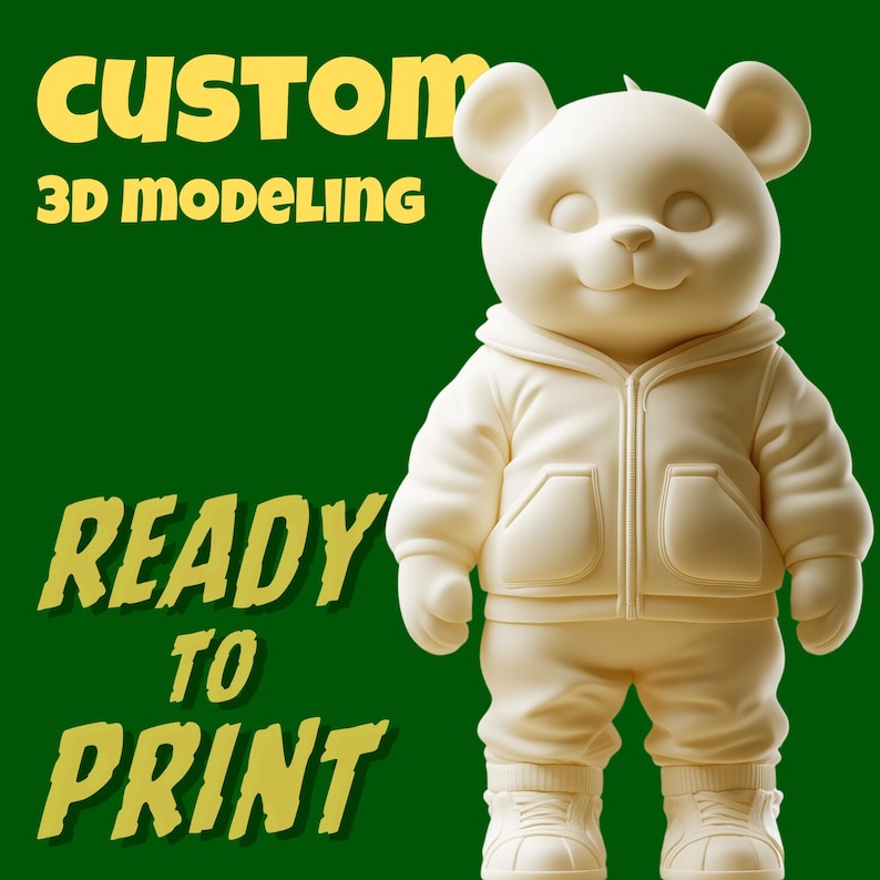 Custom 3D Printed Articulated Figure Flexible Poseable Figurine Unique ...