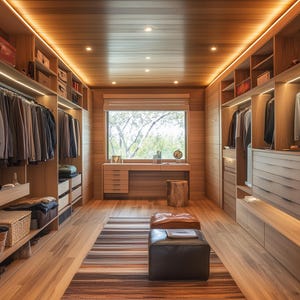 Walkin Closet Interior Design, Realistic Visualization Rendering ...