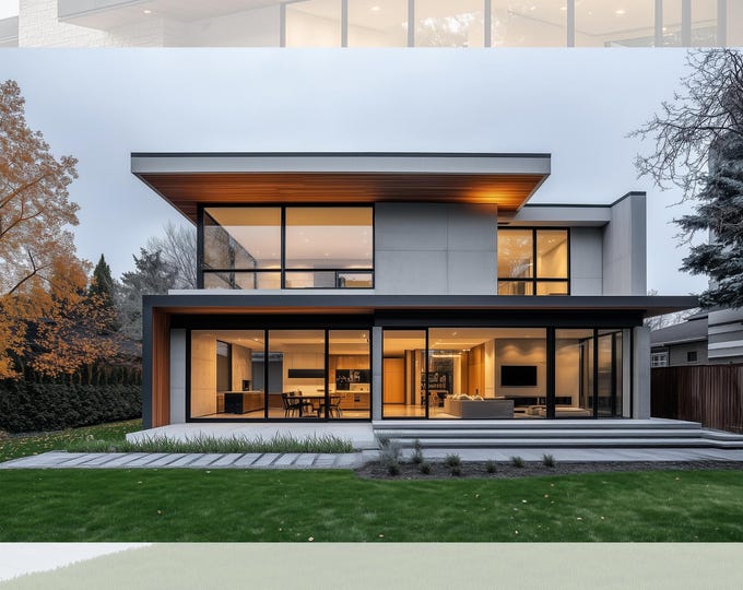 3D Rendering Custom Photorealistic Architecture House MODERN Kitchen ...