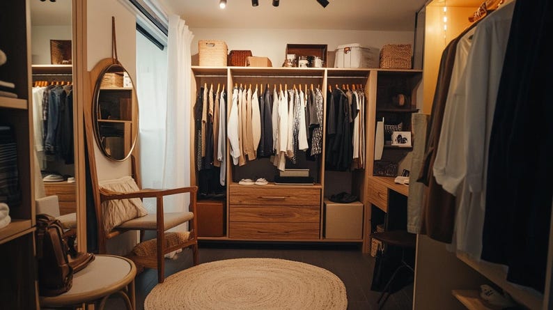 Walkin Closet Interior Design, Realistic Visualization Rendering ...