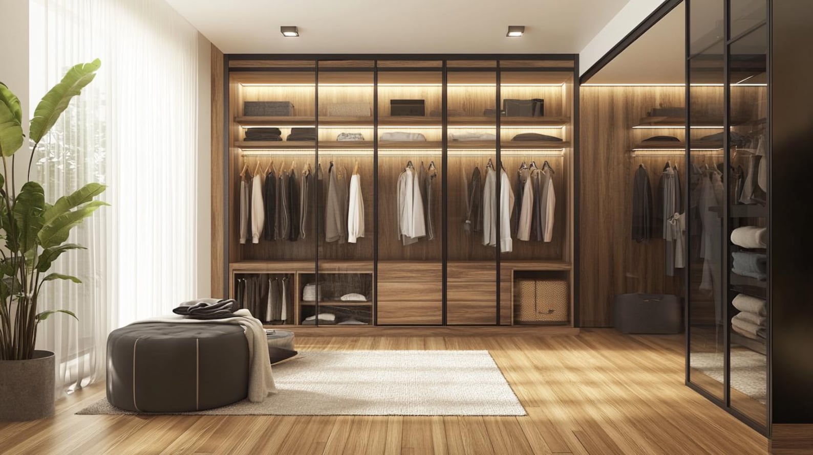 Walkin Closet Interior Design, Realistic Visualization Rendering ...
