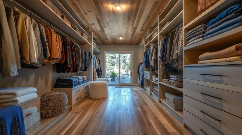 Walkin Closet Interior Design, Realistic Visualization Rendering ...