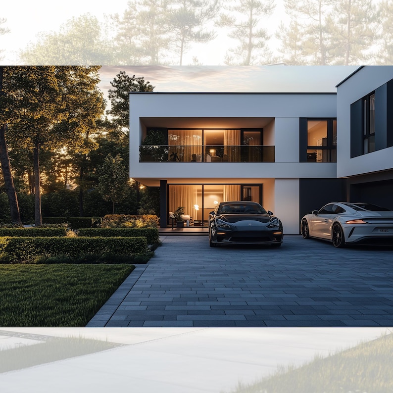 Modern Exterior Design & 3D Visualization | Custom Residential and Commercial Facades - Etsy