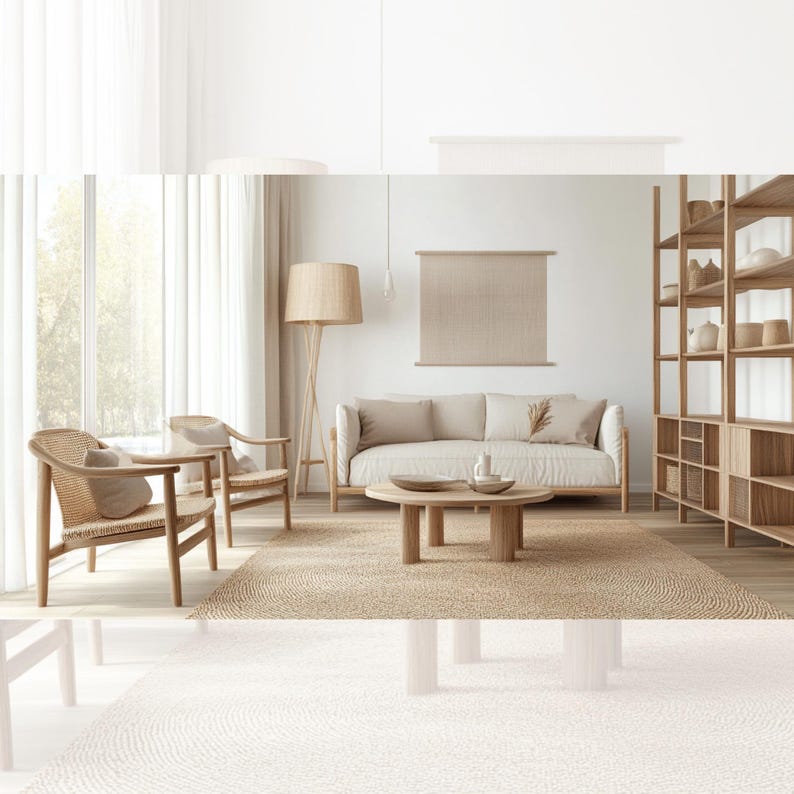 Living Room Interior Design With 4 Rendering View | Realistic ...