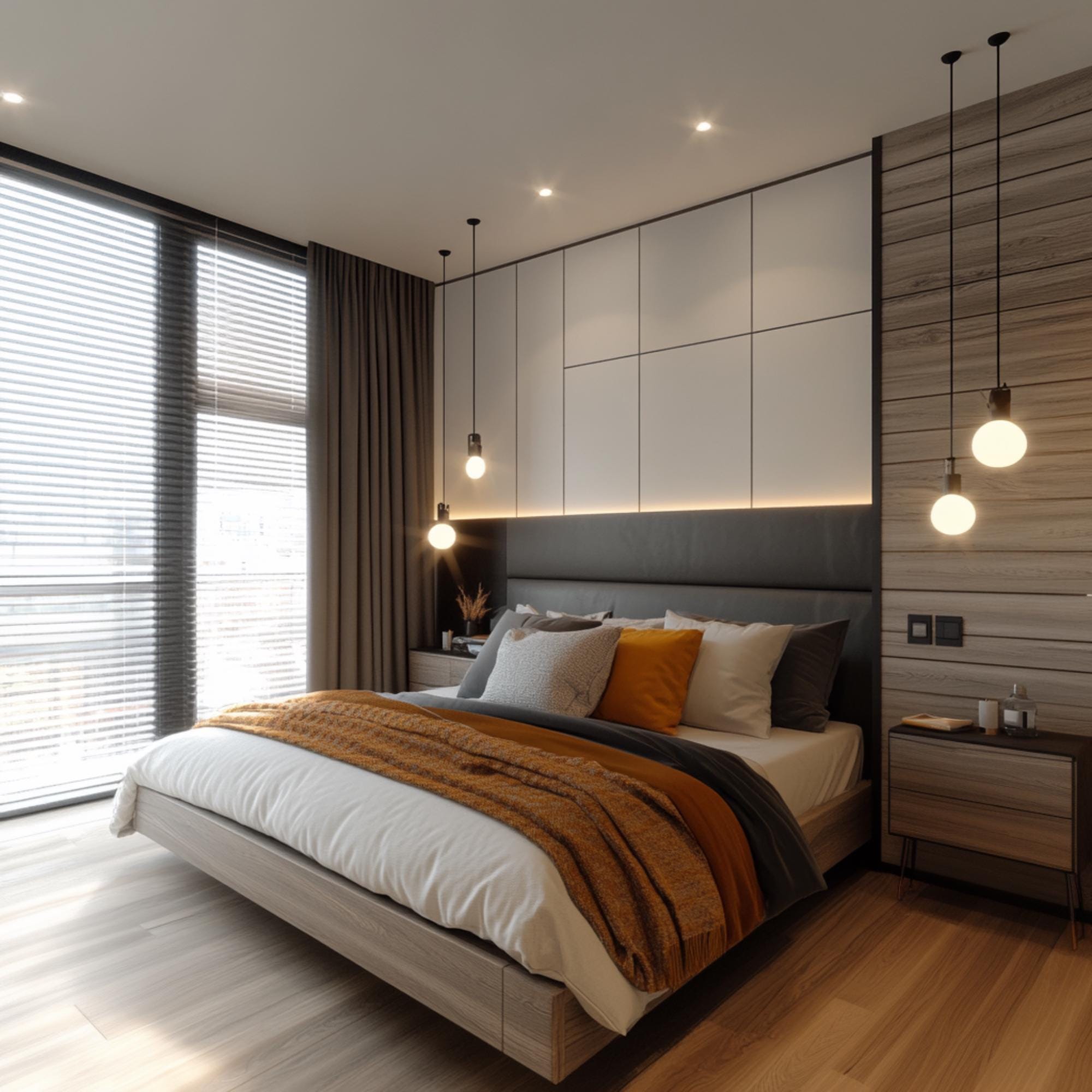 Master Bedroom Interior Design, Realistic Visualization Rendering ...