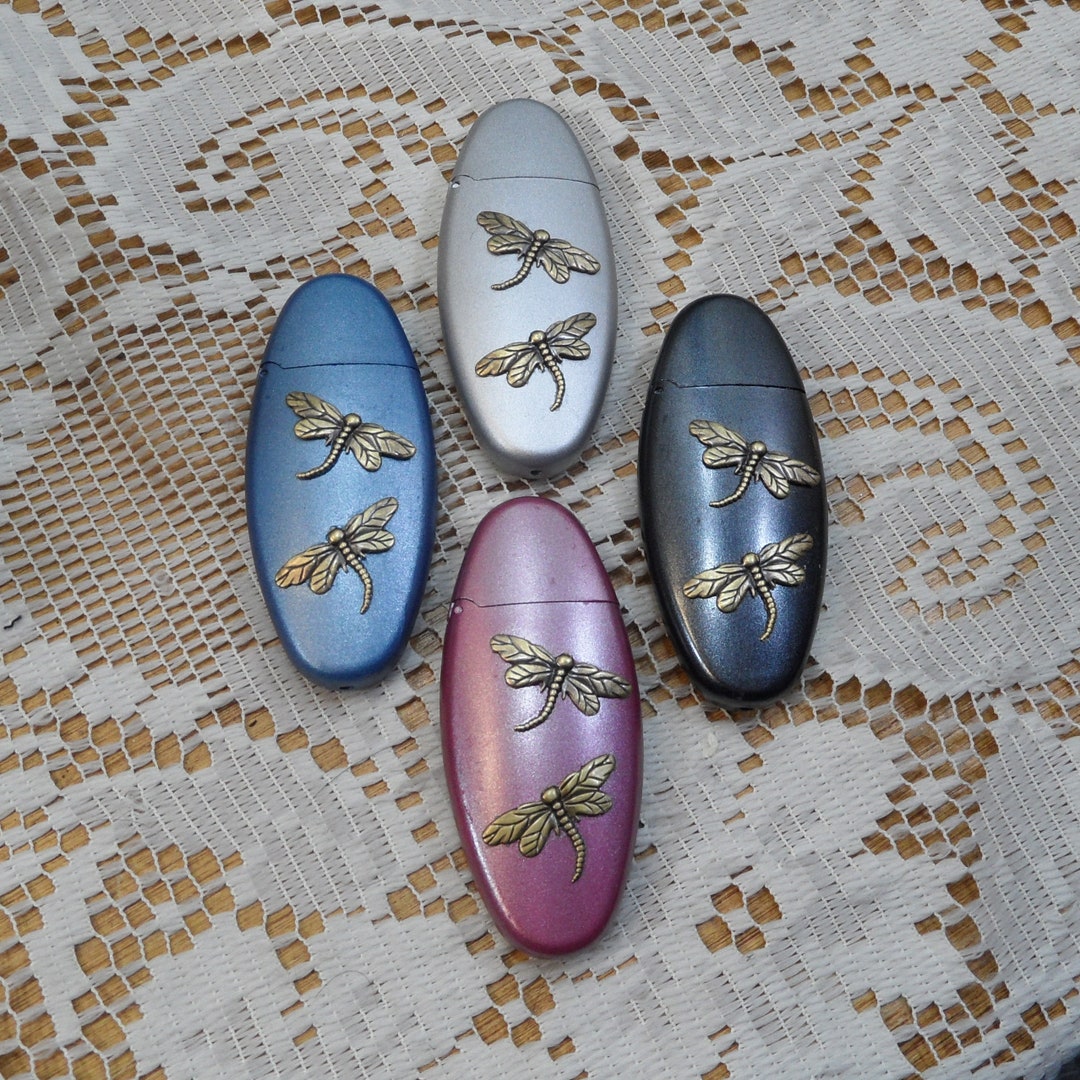 Lighter Case, Dragonfly Lighter Case, Mini BIC Lighter Case , Gift for ...