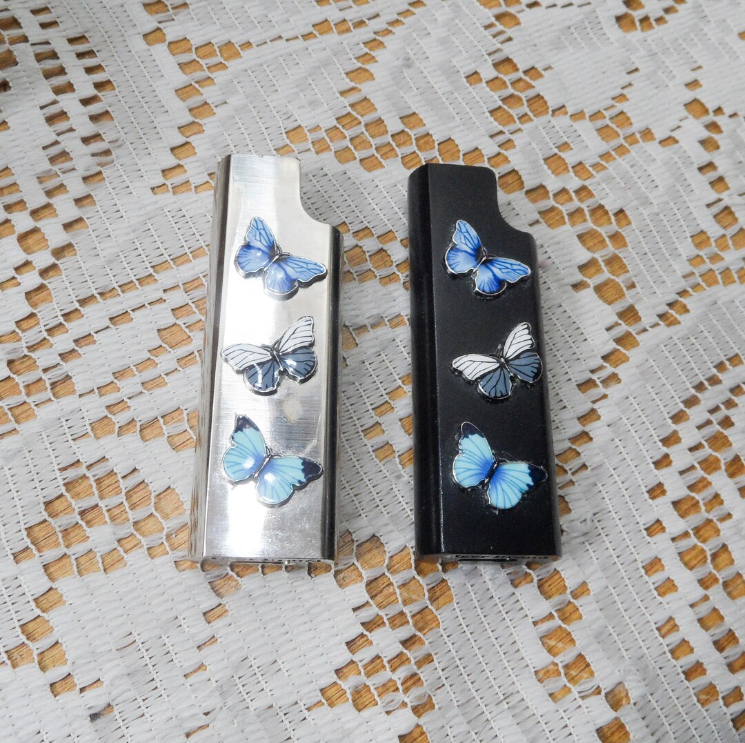 Lighter Case, Butterfly Lighter Case, Disposable Lighter Case, Gift for ...