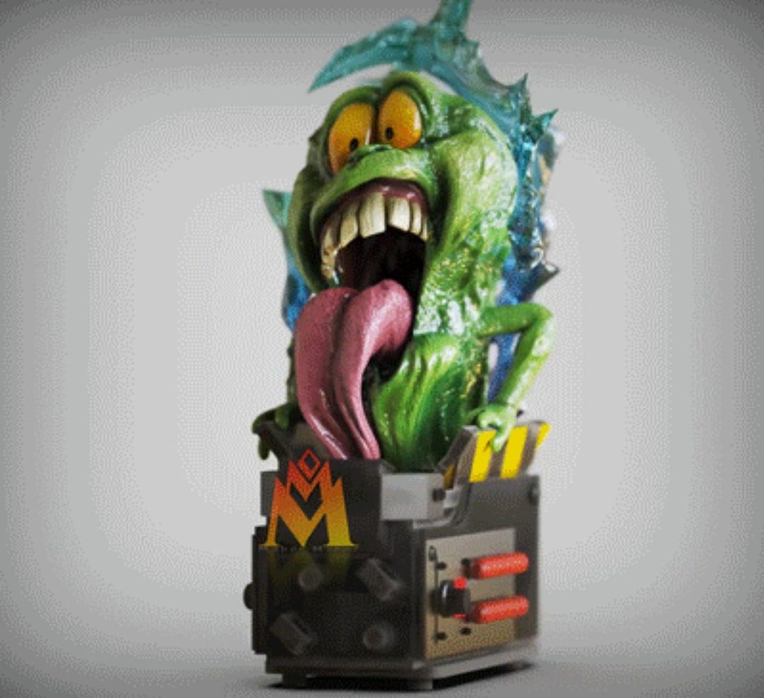 Ghostbusters Slimer Captured Figure, 12K High Quality 3D Printed ...