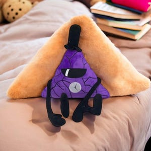 Bill Cipher Plush, Gravity Falls Plushie Gift, Birthday Gift - 28 Cm - Etsy Australia