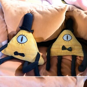 Bill Cipher Plush, Gravity Falls Plushie Gift, Birthday Gift - 28 Cm - Etsy Australia