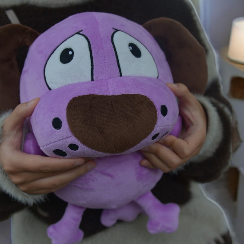 Courage the Cowardly Dog Stuffed Animal Plush - Etsy