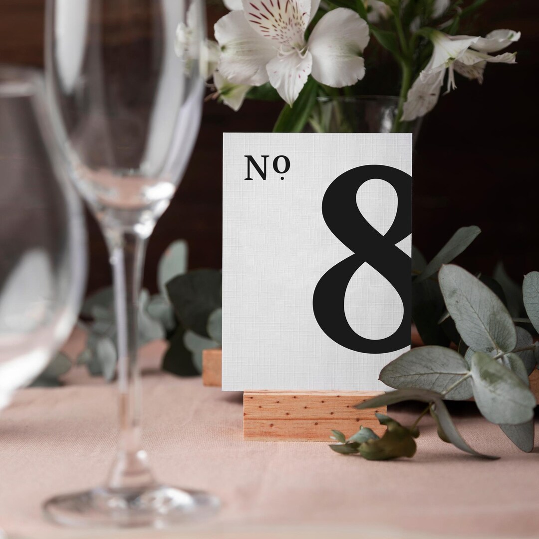 Elegant Table Numbers | Printable Table Numbers Instant Download - Etsy