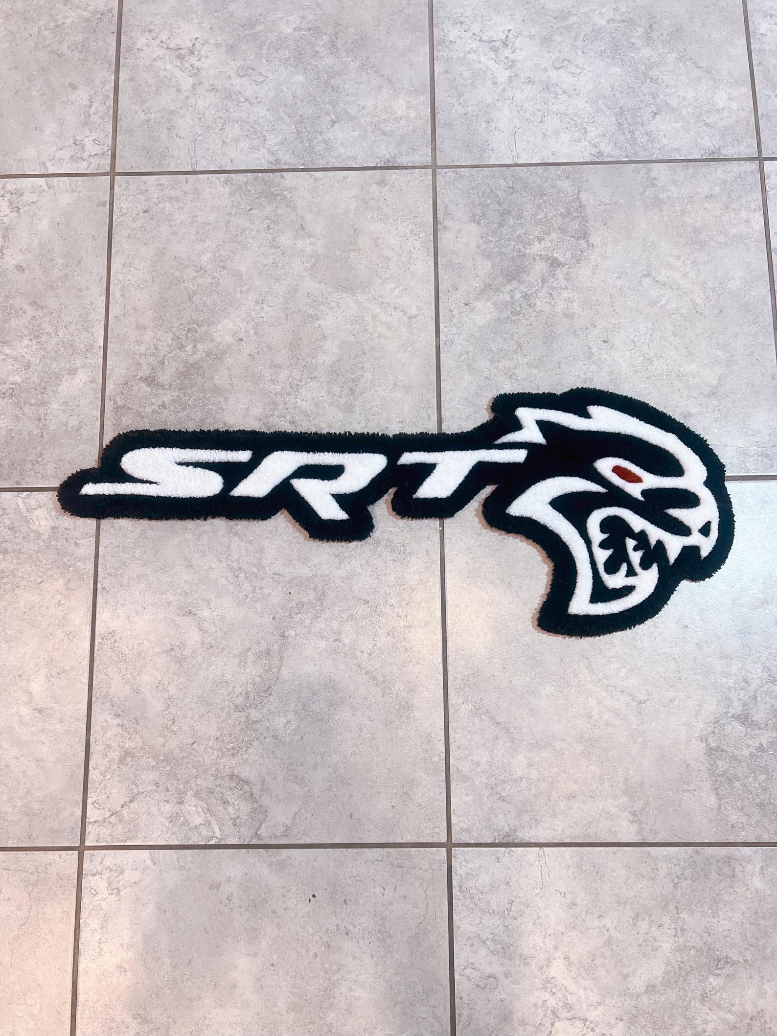SRT Hellcat Redeye Logo Rug - Etsy