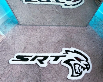 SRT Hellcat Redeye Logo Rug - Etsy