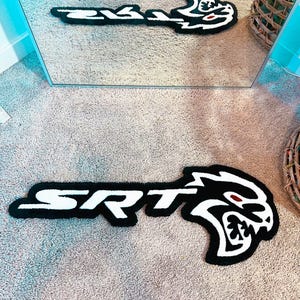 SRT Hellcat Redeye Logo Rug - Etsy