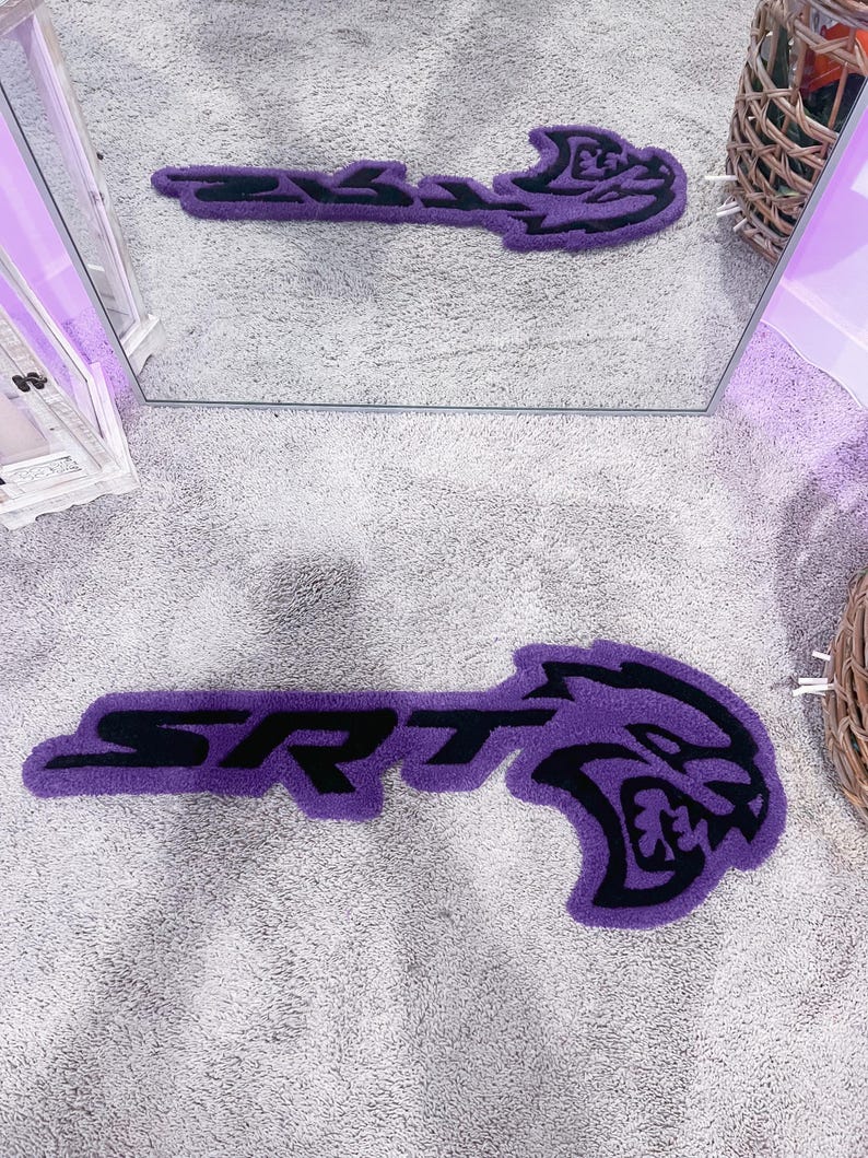 SRT Hellcat Logo Rug - Etsy