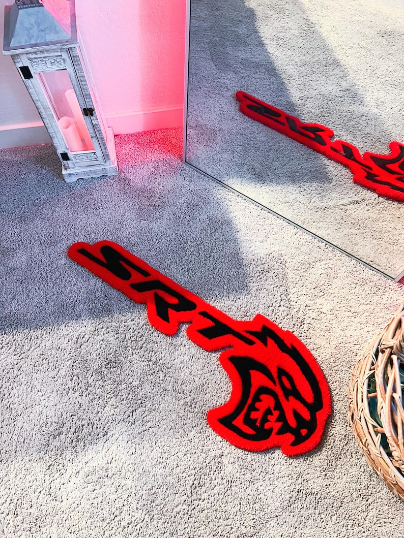 Srt Hellcat Rug - Etsy