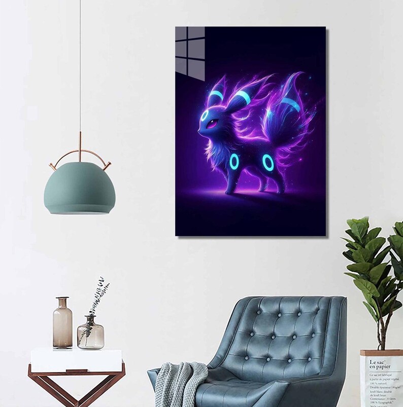 Metal Poster Pokémon,umbreon,metal Poster 1mm Thick, 12x16 Inch, Glossy ...