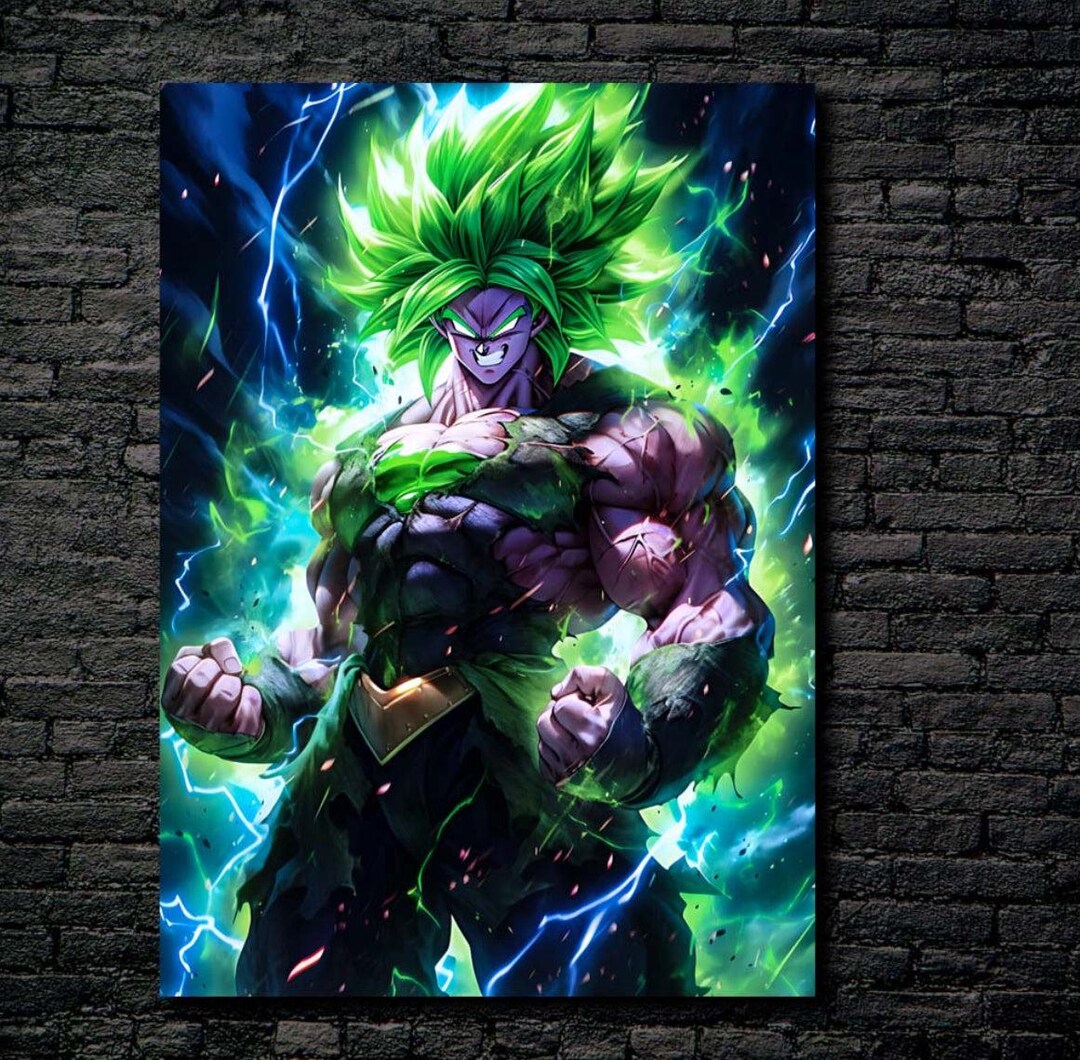 The Legend Broly,dragon Ball Z,metal Poster 1mm Thick, 12x16 Inch ...