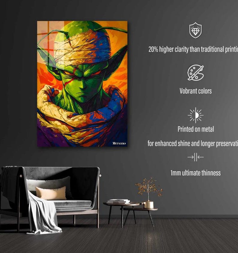 Metal Poster Piccolo,dragon Balls, Metal Poster 1mm Thick, 12x16 Inch ...