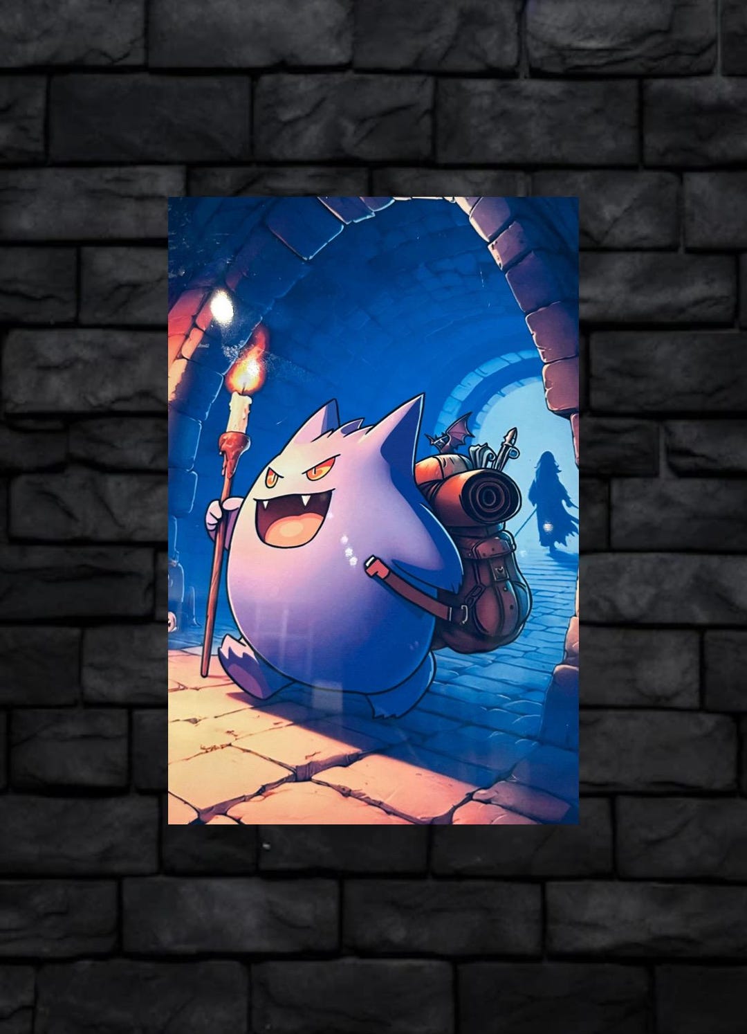 Metal Poster Gengar,pokémon ,metal Poster 1mm Thick, 12x16 Inch, Glossy ...