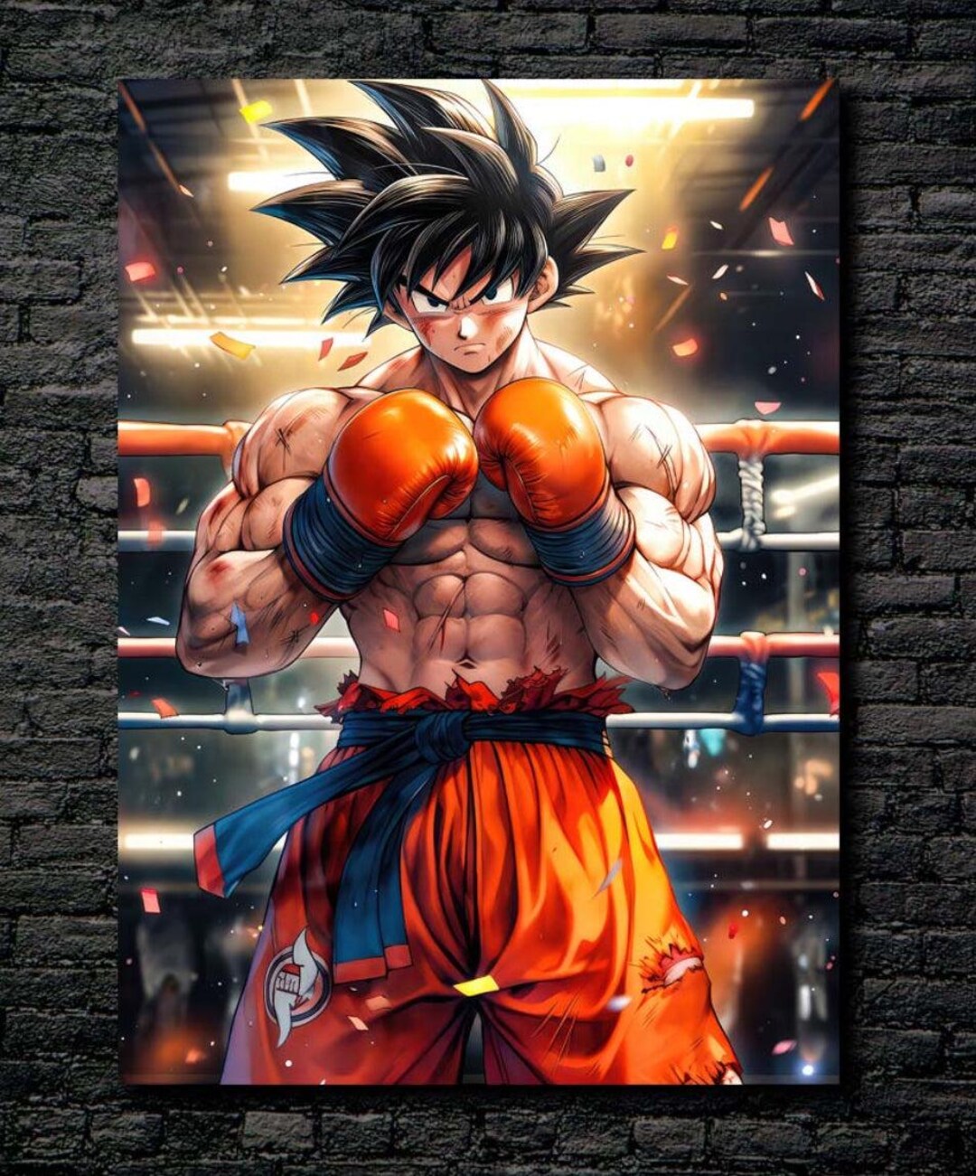 Metal Poster ,boxing,dragon Bal ,metal Poster 1mm Thick, 12x16 Inch ...