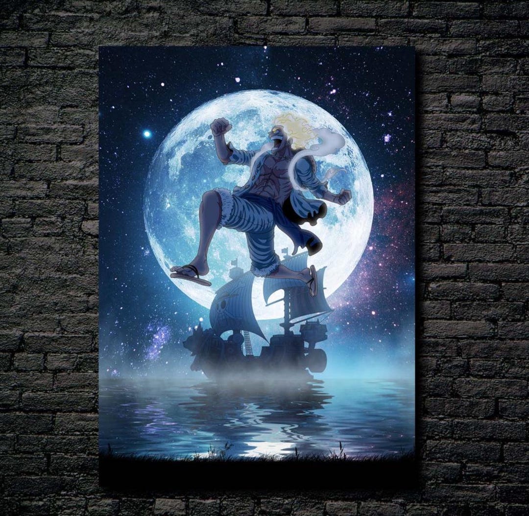 Anime Metal Poster Luffy Gear5 ,one Piece, Metal Poster 1mm Thick ...