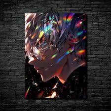 Metal Poster Saturo Gojo , Metal Poster 1mm Thick, 12x16 Inch, Glossy ...