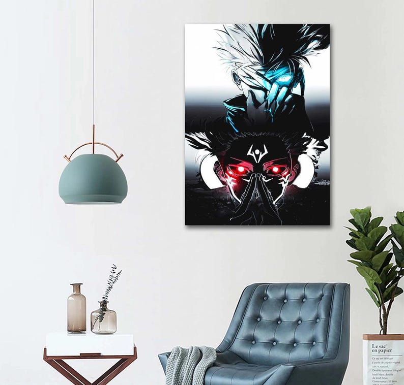 Metal Poster Saukuna,gojo,jujutsu Kaisen ,metal Poster 1mm Thick, 12x16 ...