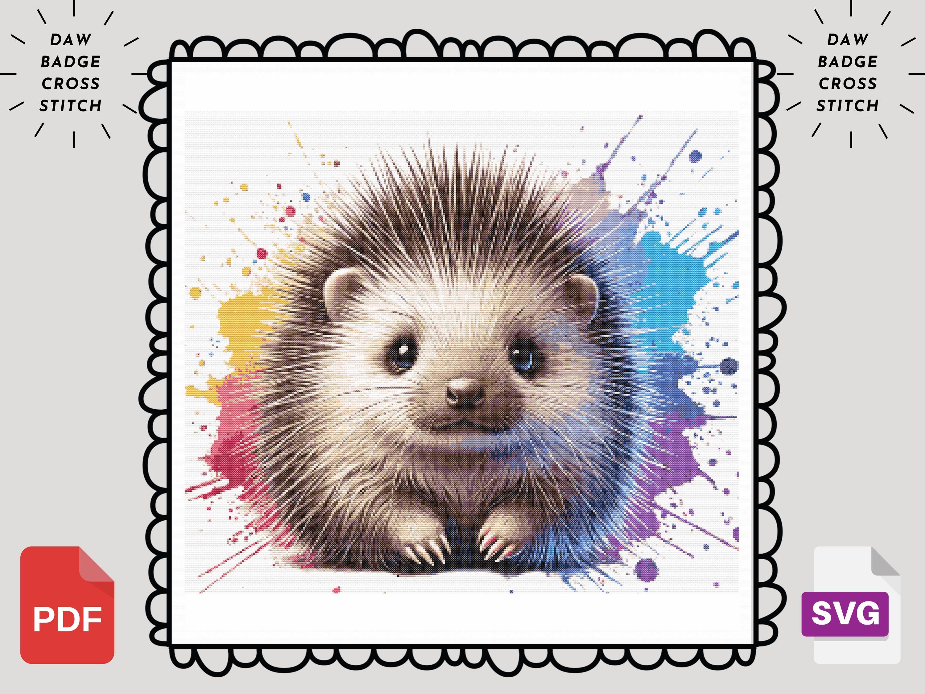 Porcupine Cross Stitch Pattern