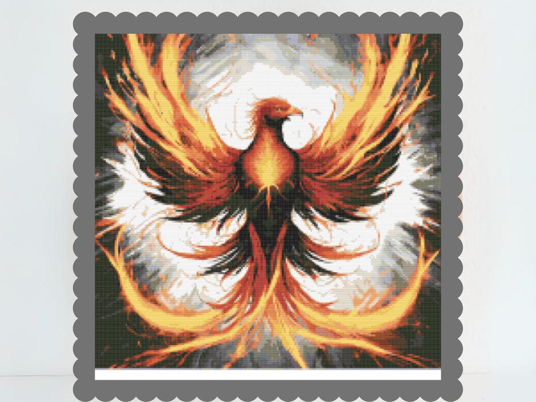 Phoenix Cross Stitch Pattern Phoenix Cross Stitch Cross Stitch Pattern ...