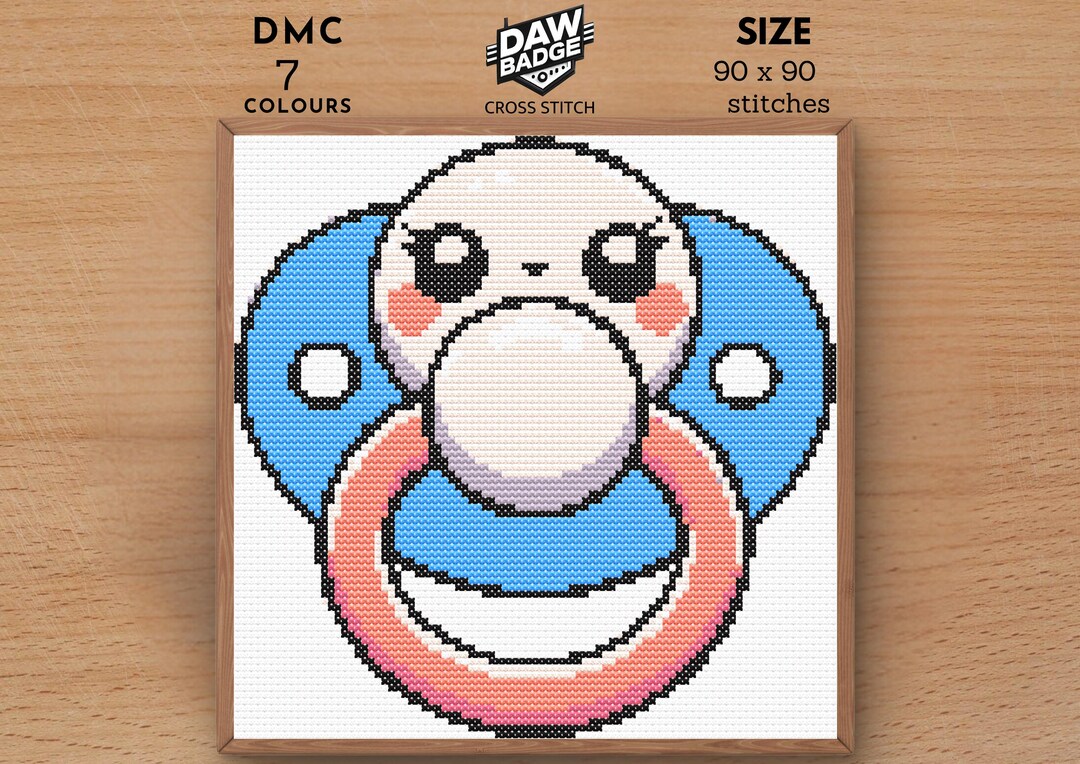 Baby Pacifier Cross Stitch Pattern, Nursery Decor (PDF, SVG) - Etsy