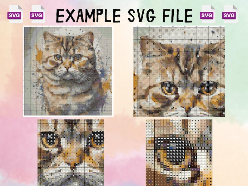 Cute Raccoon Animals Modern Counted Easy Cross Stitch Pattern, Animal ...