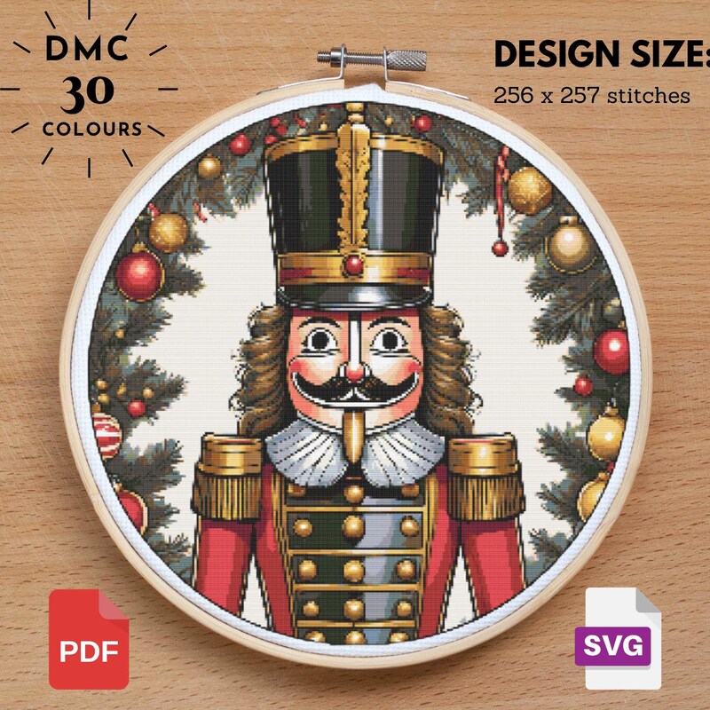 Nutcracker Cross Stitch - Etsy