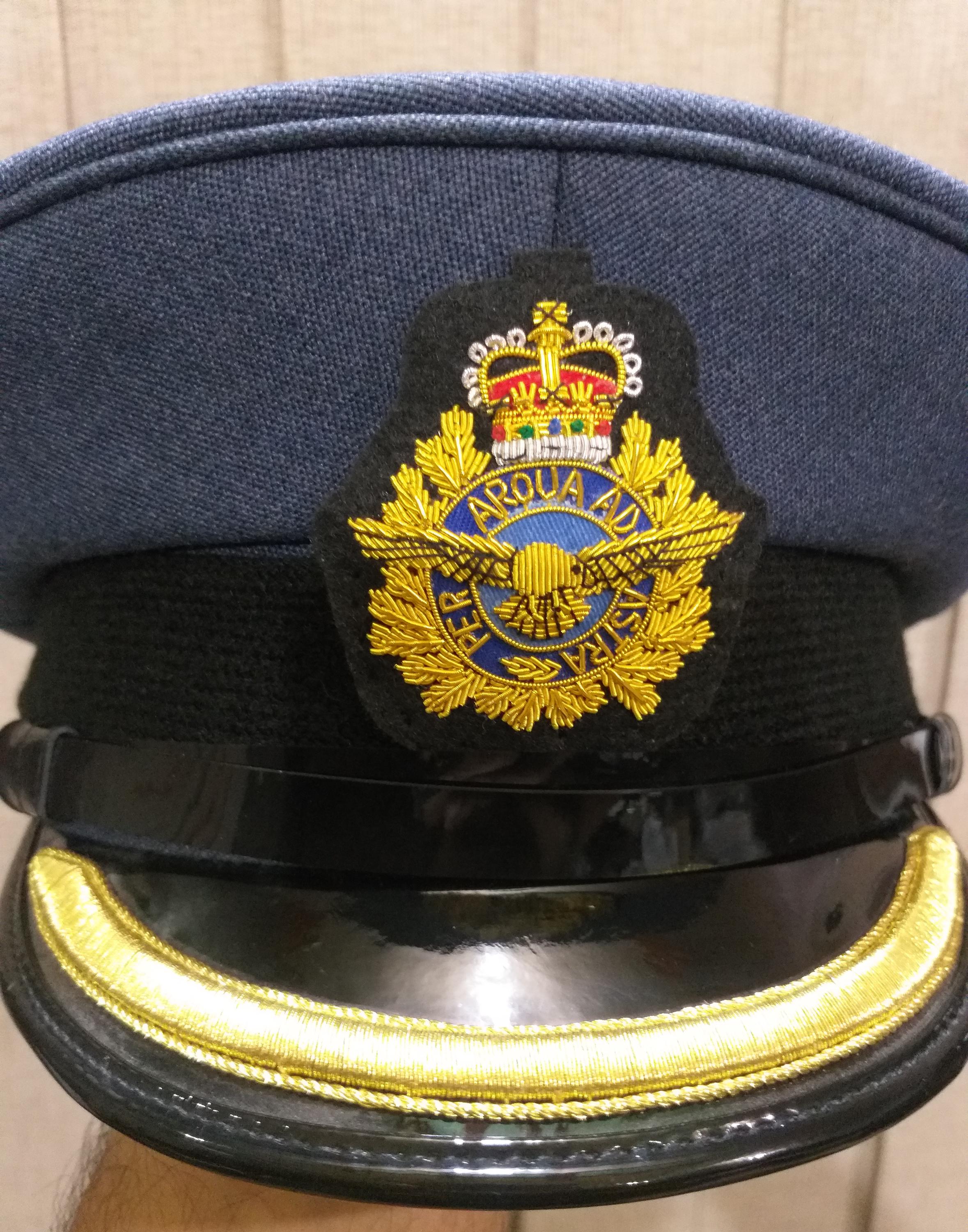 Canadian Airforce Officer Visor Cap - Etsy