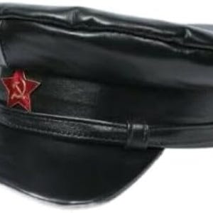 Soviet Lenin Officer Leather Visor Hat All Sizes Available - Etsy
