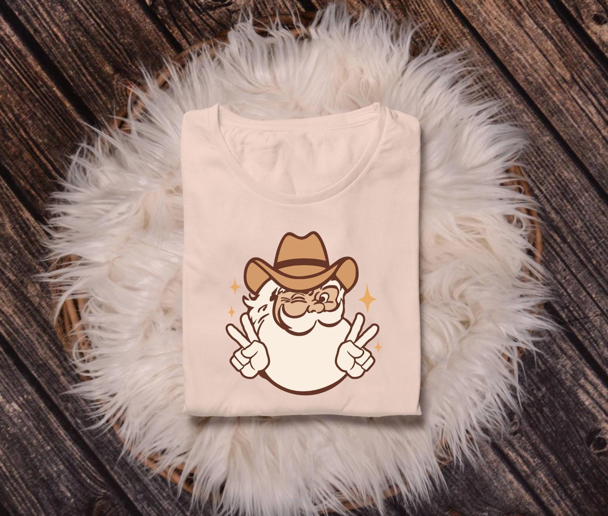 Cowboy Santa Png, Svg - Country Howdy Santa Sublimation Download ...
