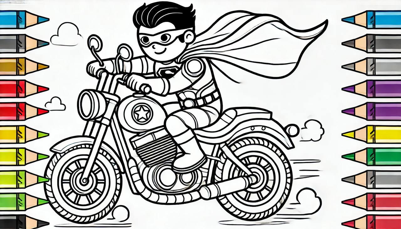 35 Coloring Pages for Kids, Superhero,kids Coloring Book,superhero ...