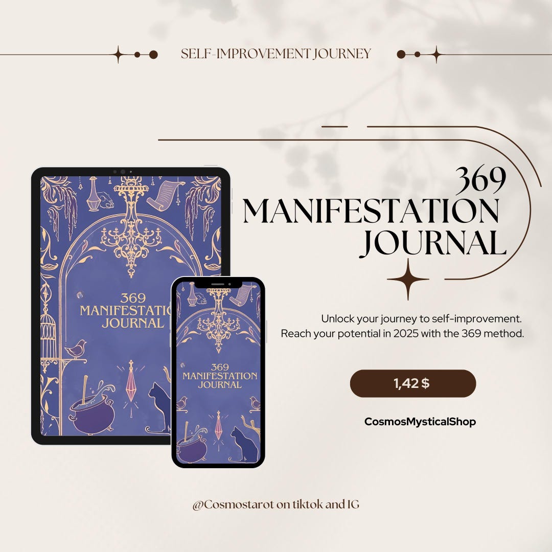 369 Manifestation Planner 2025, Digital Calendar, Digital Product ...